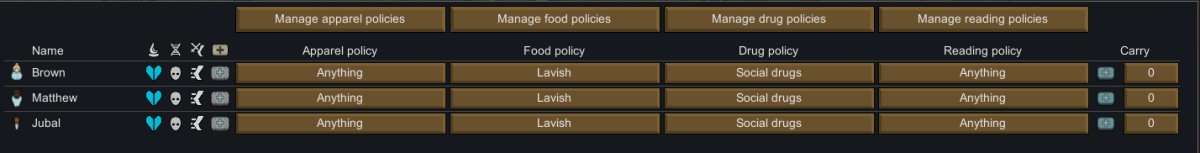 Menus - RimWorld Wiki